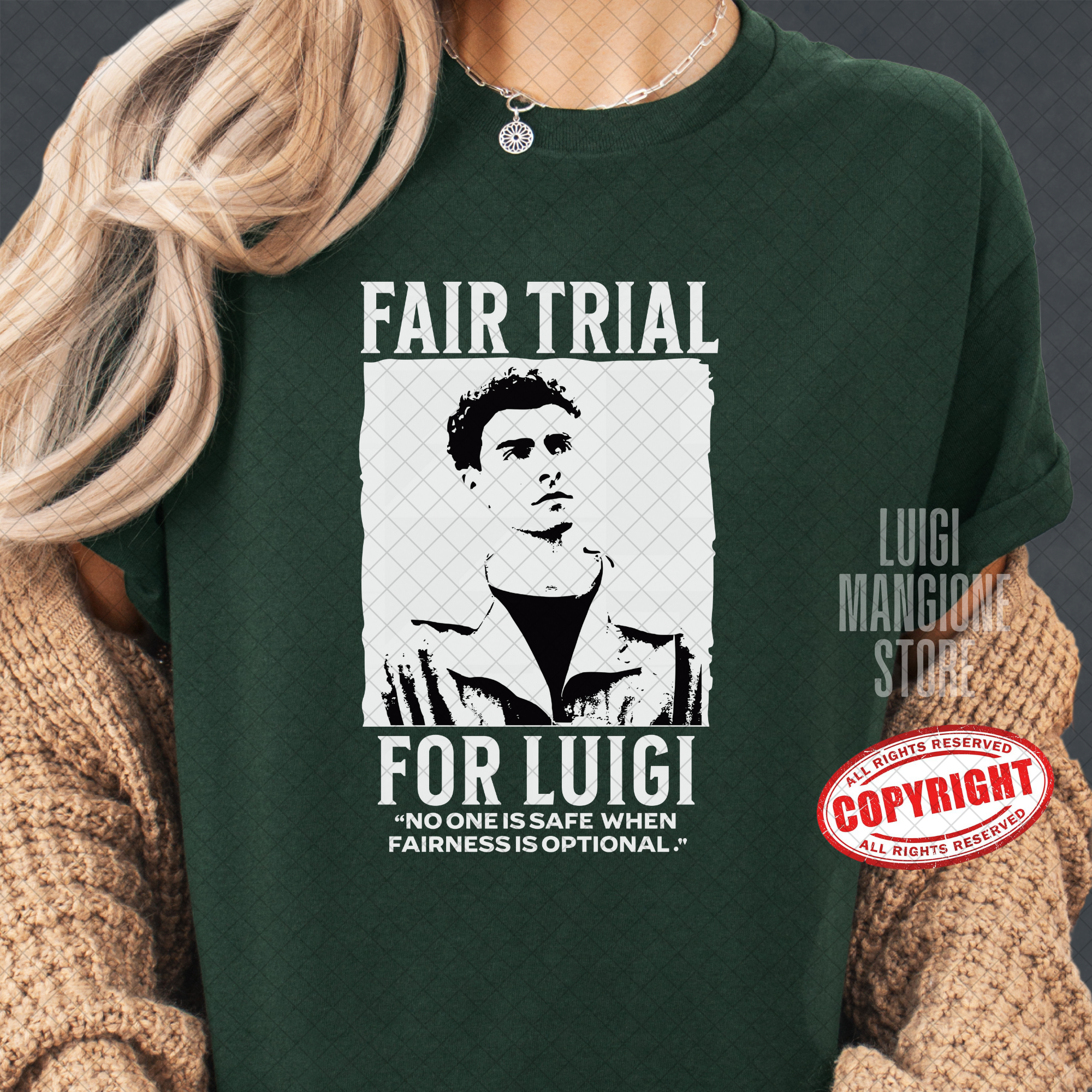 Luigi Mangione Merch Store | T-Shirts, Mugs, Posters, Calendars & More ...