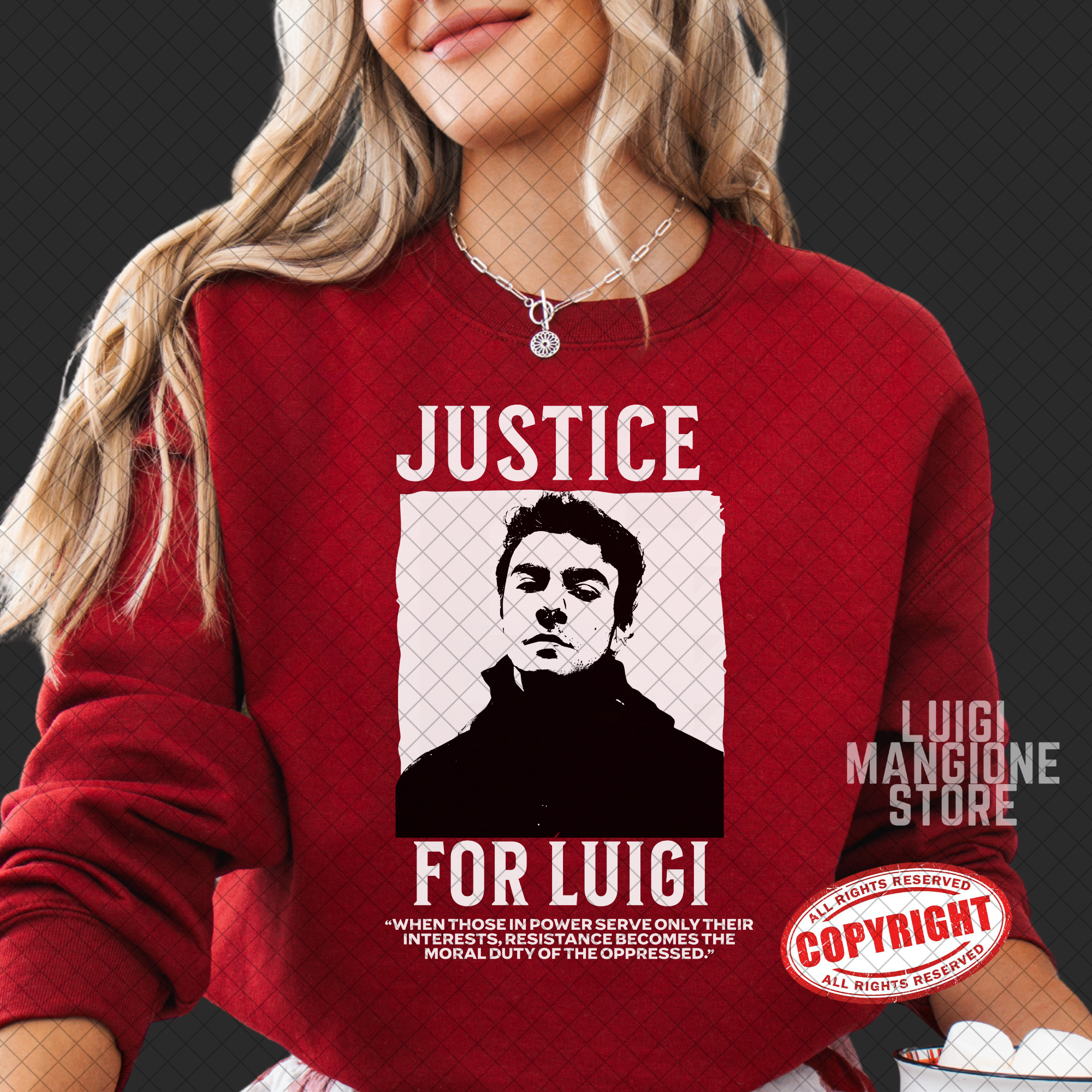 Luigi Mangione Merch Store | T-Shirts, Mugs, Posters, Calendars & More ...