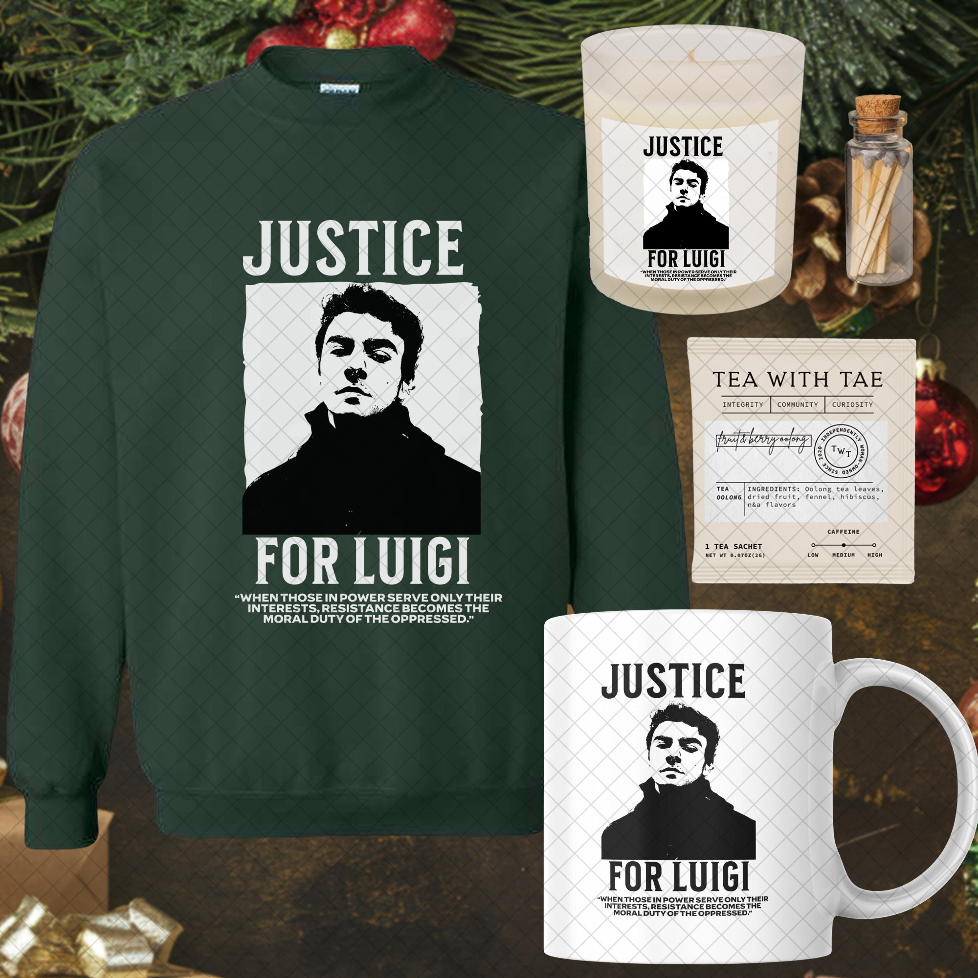 Luigi Mangione Merch Store | T-Shirts, Mugs, Posters, Calendars & More ...